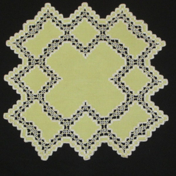 Hardanger Doily - Etsy