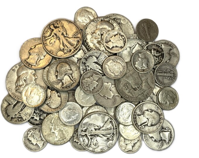 US 90 Percent Junk Silver Mixed Coin Lots 1.00 Face Value - Etsy