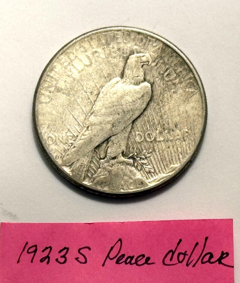 Choice of 1920s US Peace One Dollar Coins 90 Percent Silver Vintage 1. ...