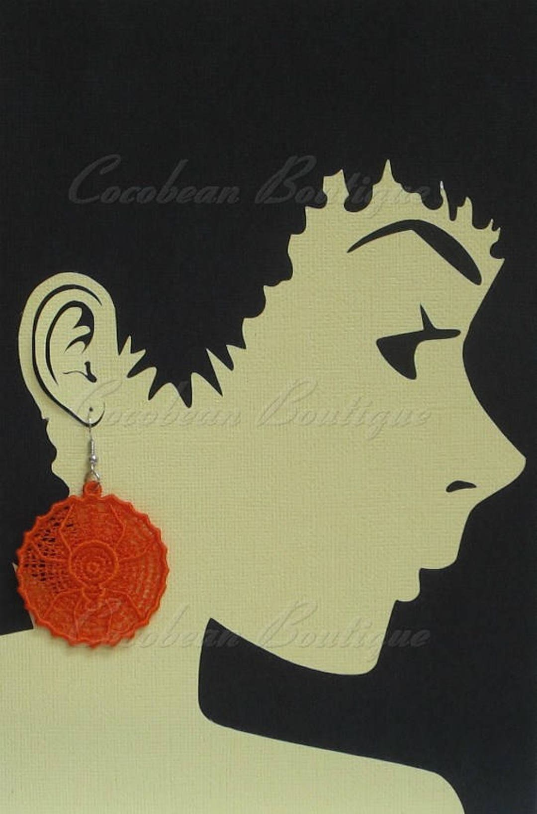 FSL Free Standing Lace Embroidery Earrings Spider With Web Digital File ...