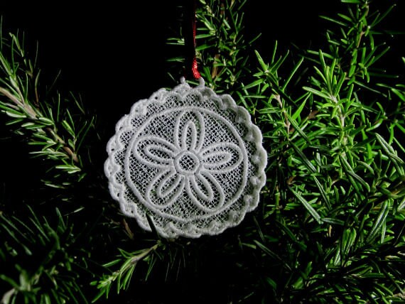 Fsl-free Standing Lace Embroidery Lace Flower Ornament Design | Etsy