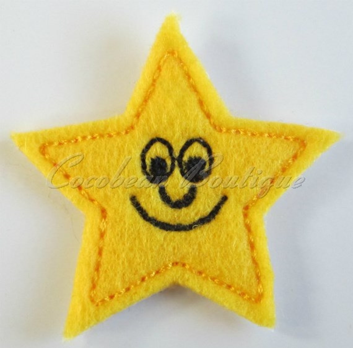 Happy Star Feltie mini Embroidery-instant Download - Etsy