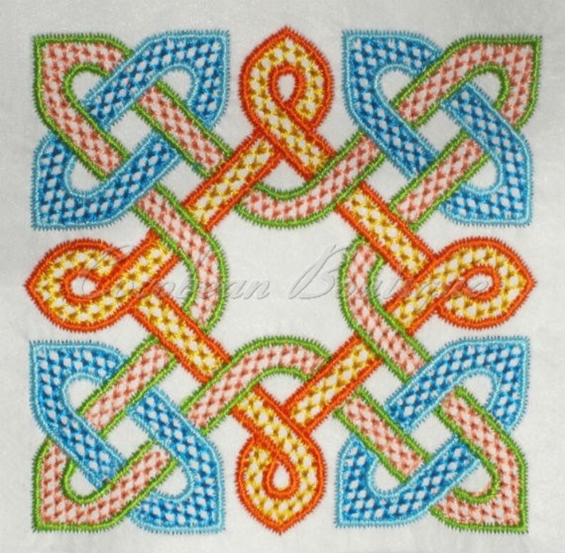 Celtic Knot Machine Embroidery - Etsy