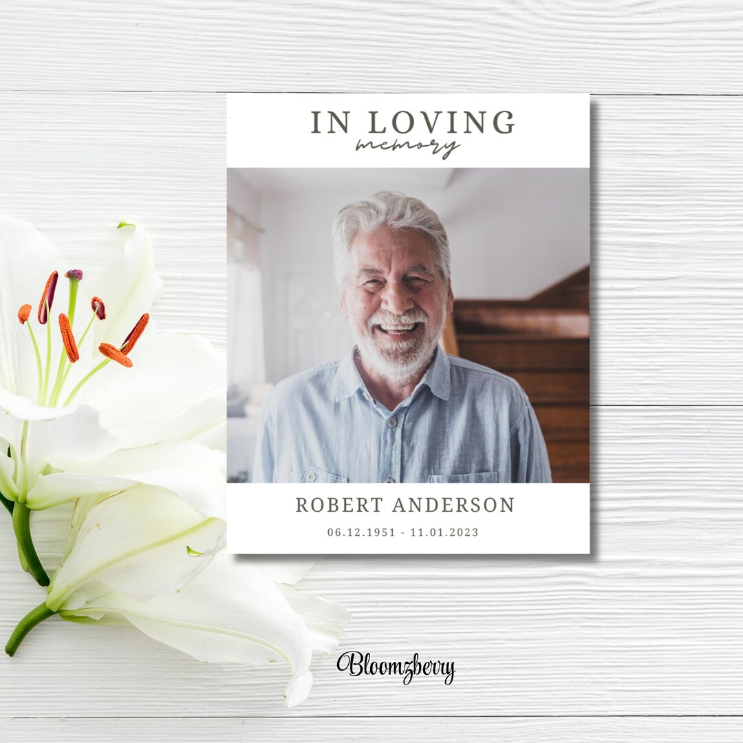 Personalized Memorial Photo Magnet for Fridge |in Loving Memory Photo ...