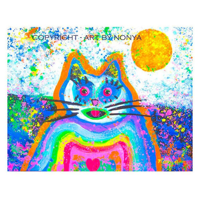 Animals Have Feelings Too. A Cat With a Heart. Gift for Cat Lovers ...