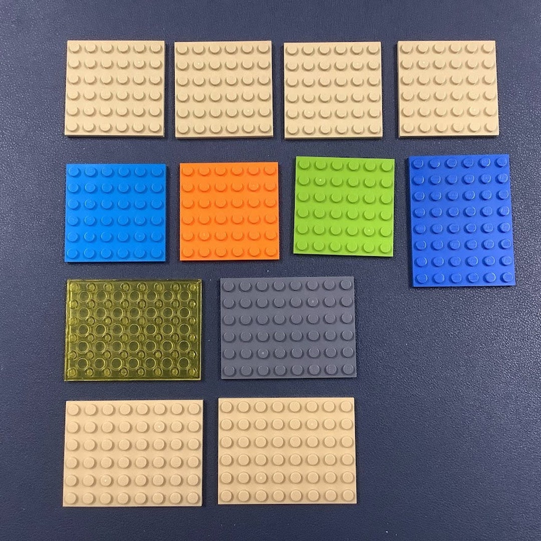 LEGO Building Plates // Assorted Colors and Sizes // 12 Plates - Etsy