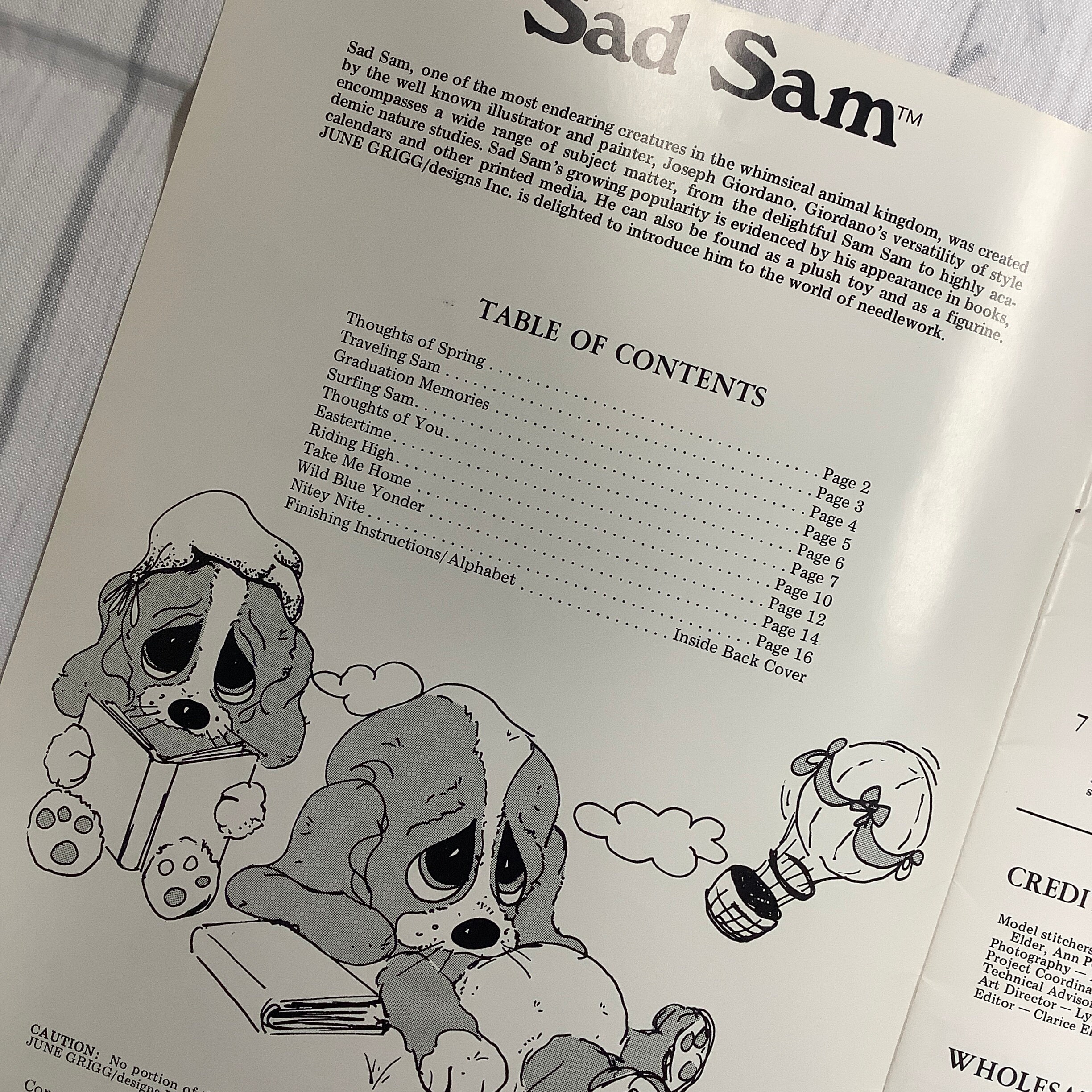 Sad Sam // Cross-stitch Patterns - Etsy