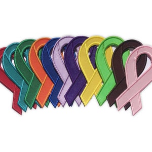 Custom Awareness Ribbon Patch Iron on Patch - Etsy
