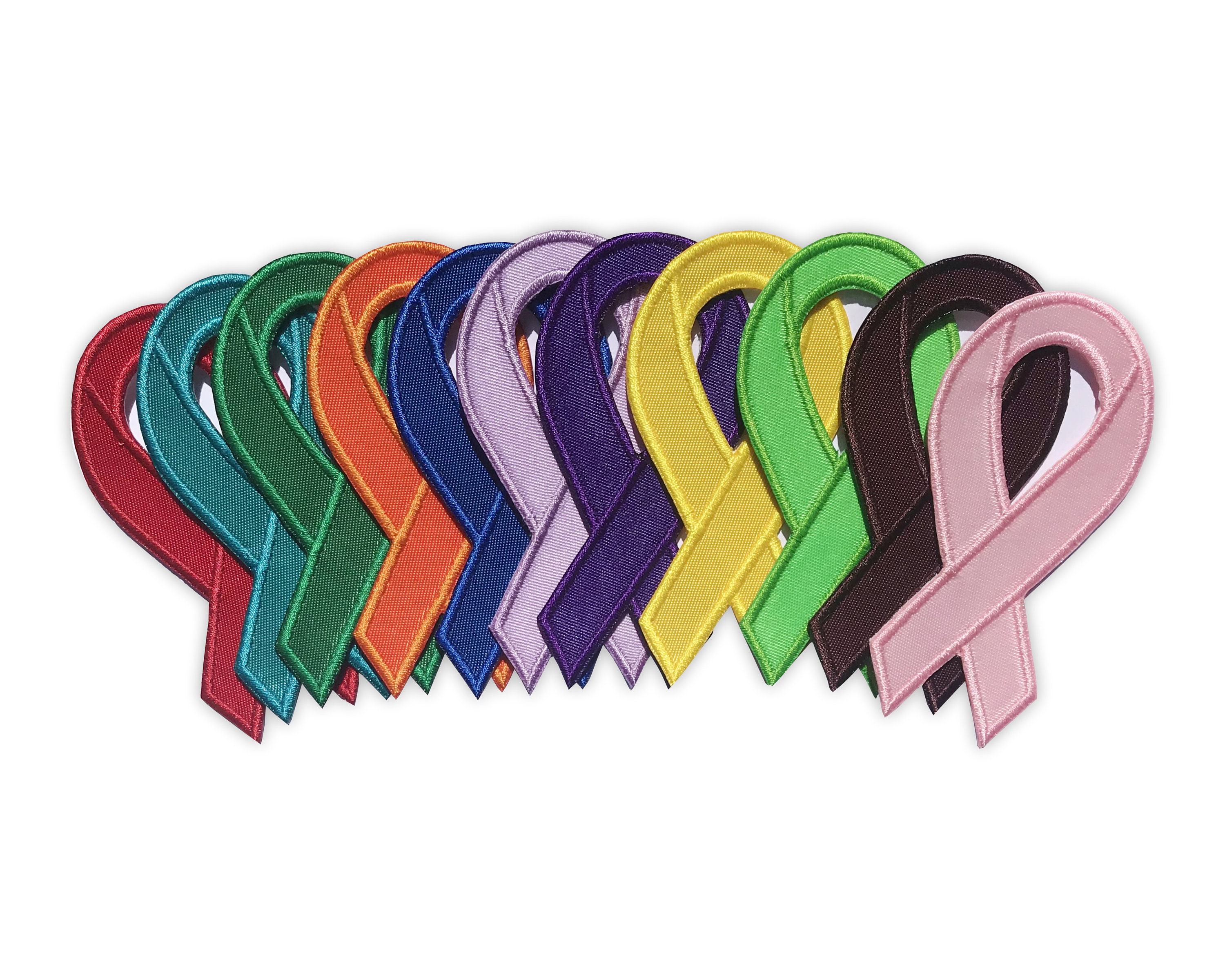 Custom Awareness Ribbon Patch Iron on Patch - Etsy