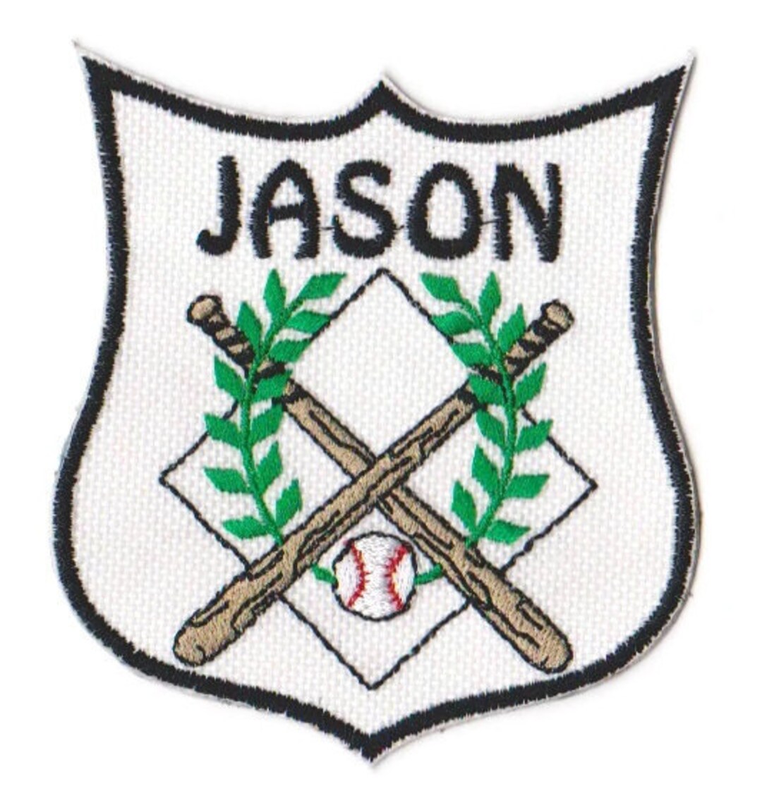 Personalized Custom Embroidered Baseball Softball Patch - Etsy