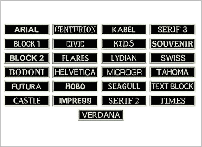 1.5 by 3.5 Two Lines Patch Custom Patch Embroidered Iron on - Etsy