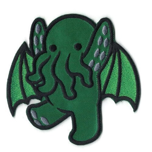 Cute Cthulhu Patch Embroidered Cthulhu Iron on Applique - Etsy