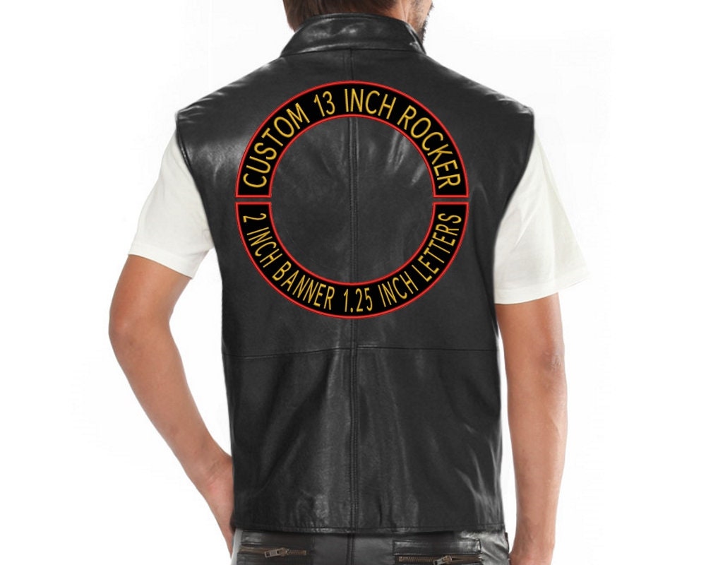 Custom Patches for Jackets Custom Back Patch Biker Patch Custom Rocker ...