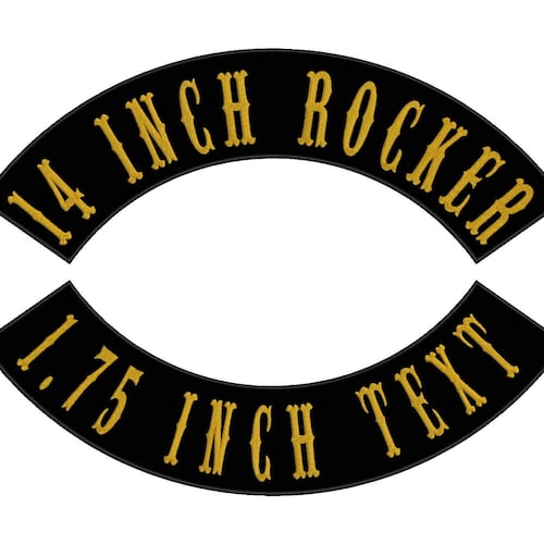 14 Custom Rocker Patch Motorcycle Patches for Jackets - Etsy
