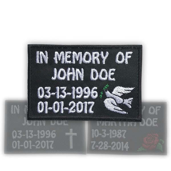 Biker Memorial Patch - Etsy