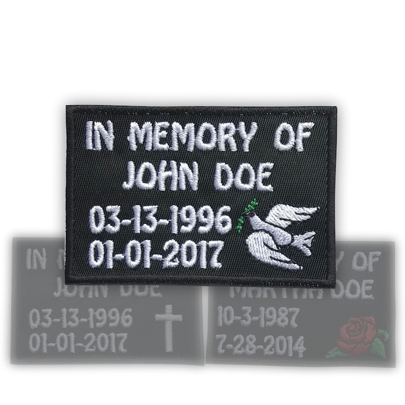 Biker Memorial Patch - Etsy