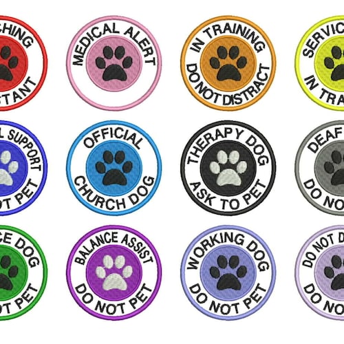 Canine Good Citizen Embroidered Patch Iron-on Dog Breeds - Etsy