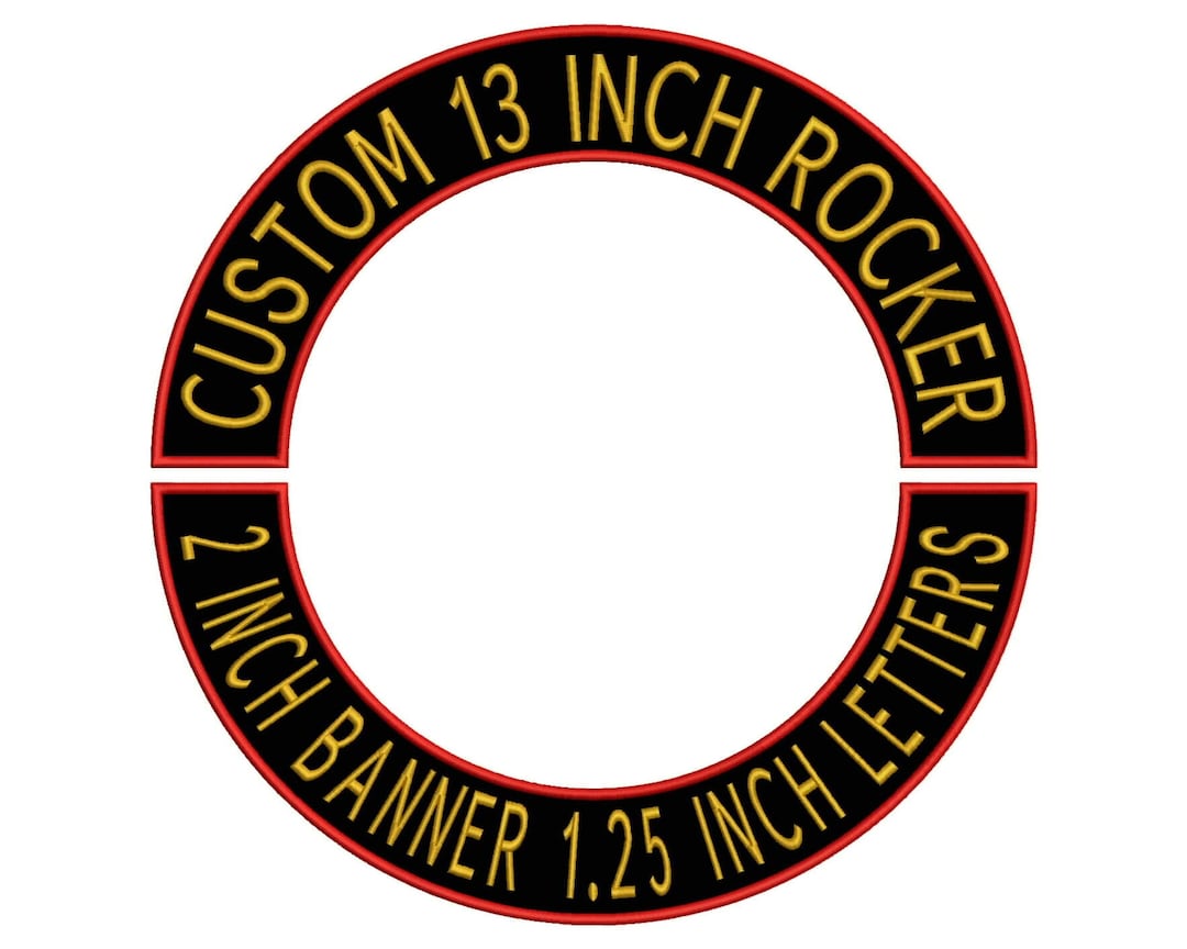 Custom Patches for Jackets Custom Back Patch Biker Patch Custom Rocker ...