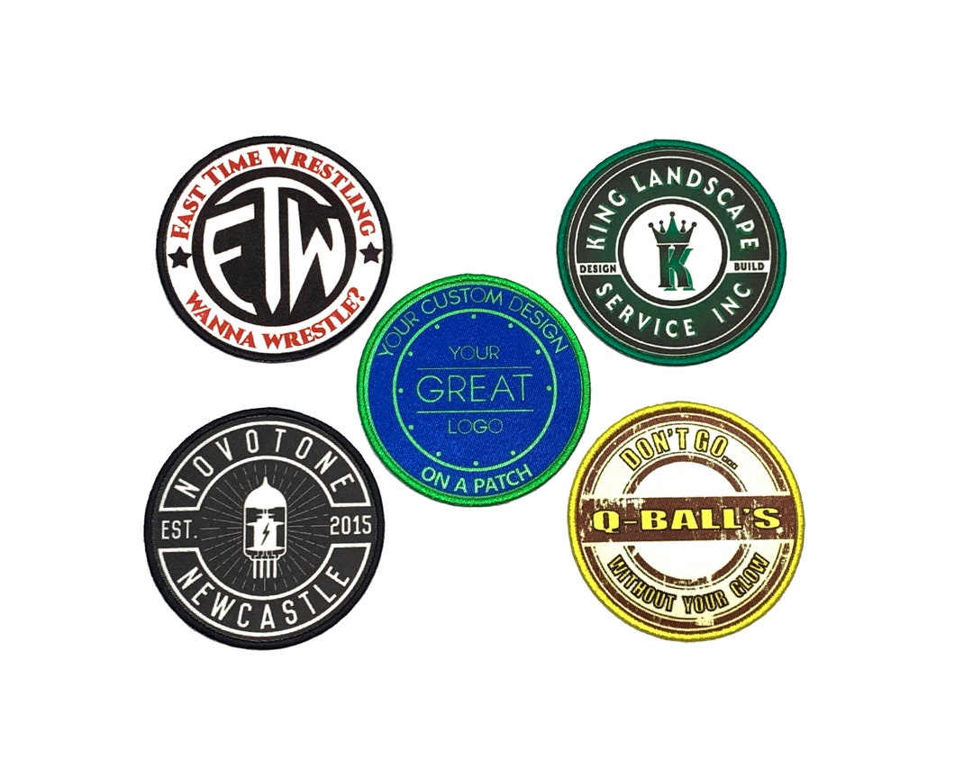 3 Inch Custom Logo Patch With Hook and Loop Fastener Available - Etsy