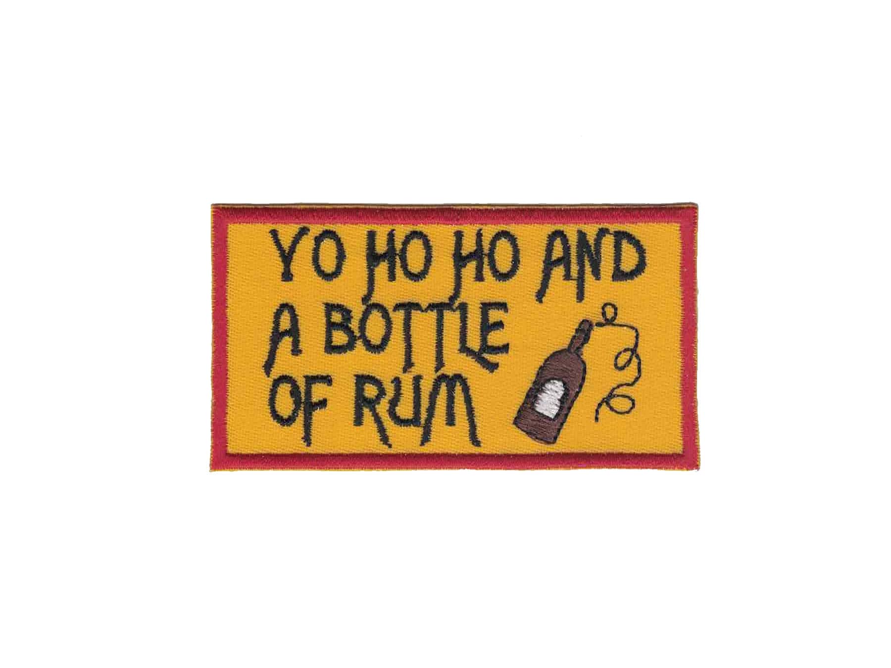 Yo Ho Ho and a Bottle of Rum Iron on Applique Iron on Patch Pirate ...