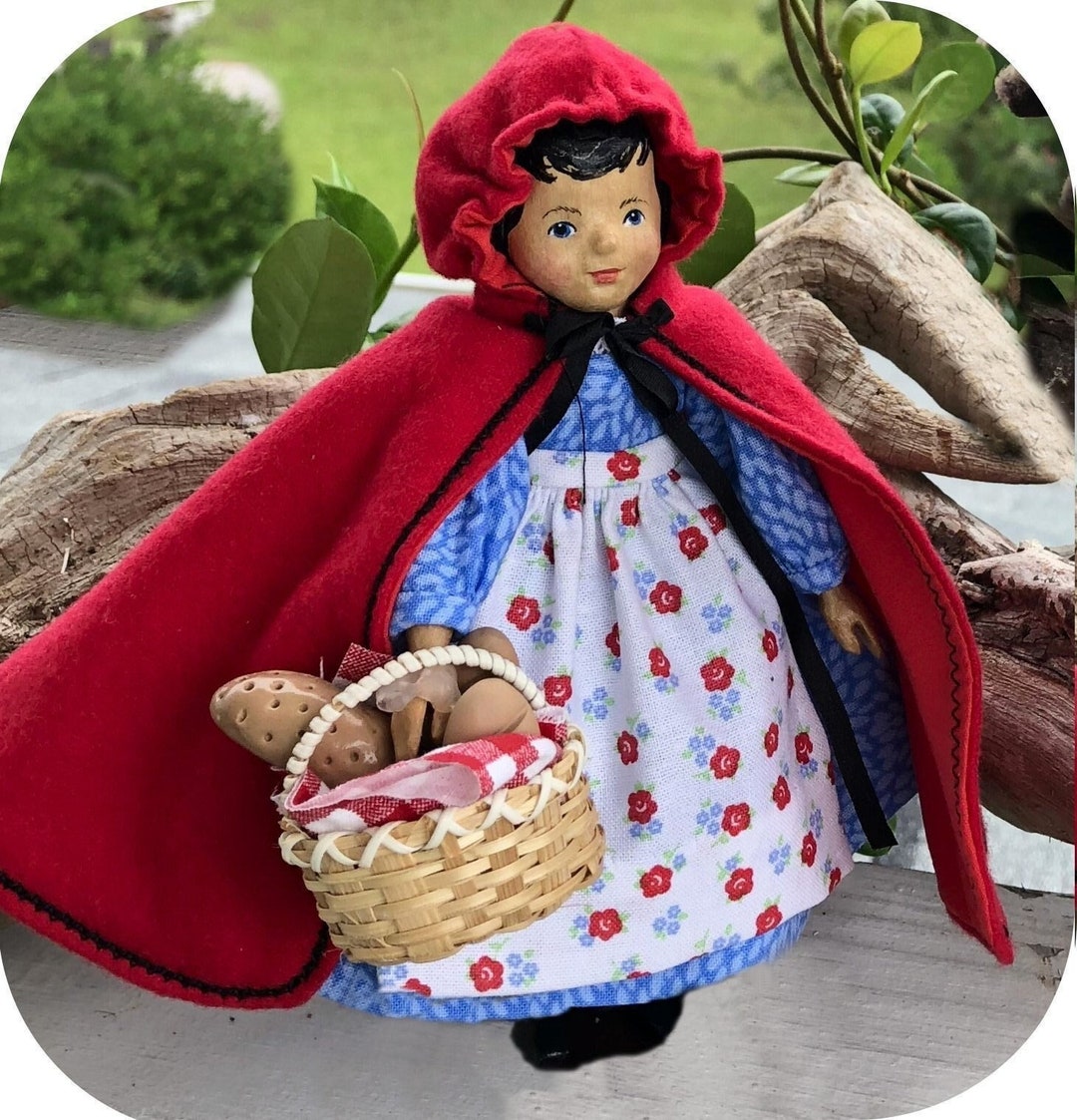 Hitty Storybook Hat, Cape, Dress & Apron Pattern - Etsy