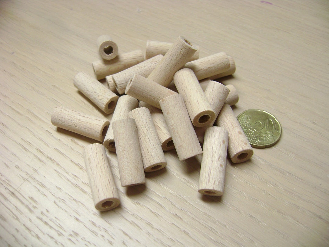 30 Wood Cylinders - 1.1 Inch Unfinished Wooden Cylinders - Etsy