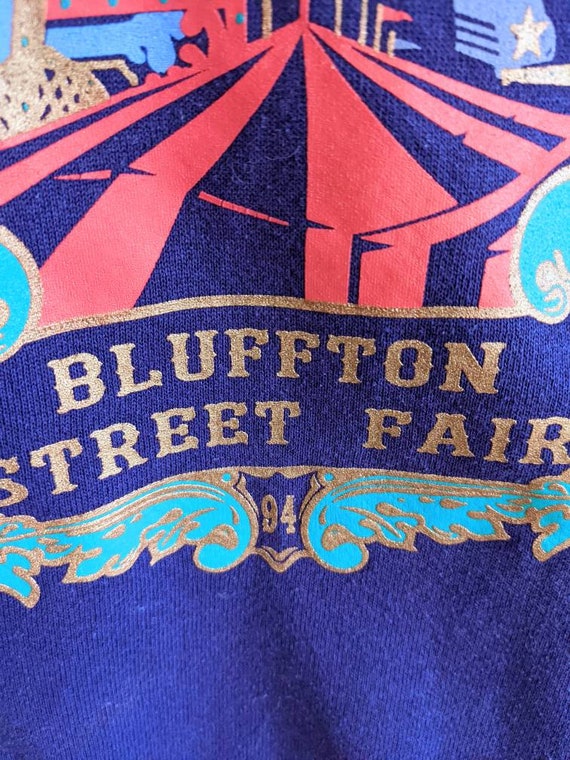 90s 1994 Street Fair Carnival Rides Metallic Ferris W… - Gem