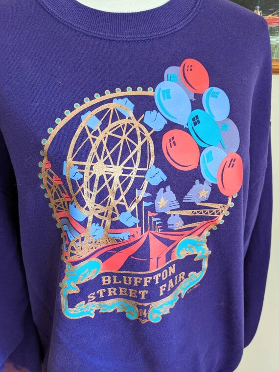 90s 1994 Street Fair Carnival Rides Metallic Ferris W… - Gem