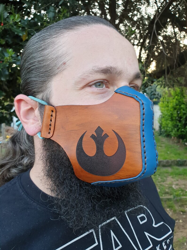 R2D2 Leather Face Mask Star Wars LARP Mask Fanatsy Mask - Etsy