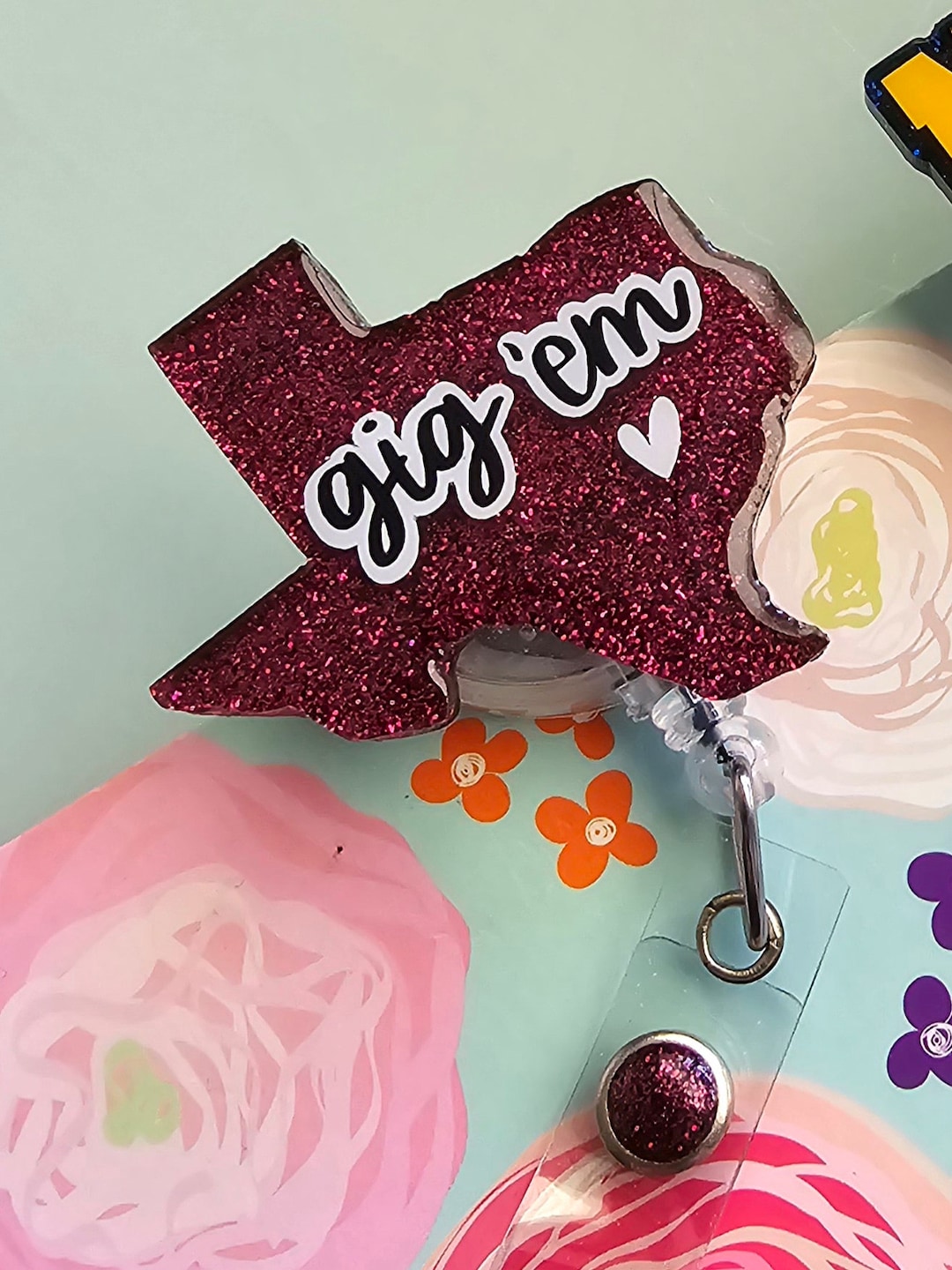 Texas A&M, Texas Aggies, Gig 'em, Aggies Id Badge, Nurse, Receptionist ...