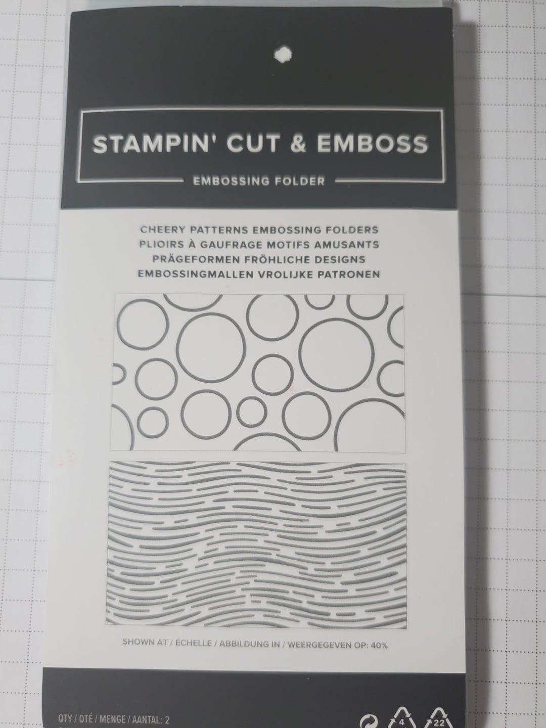 Cheery Patterns Stampin' Up! Cut & Emboss Embossing Folders - Etsy