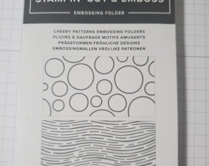 Cheery Patterns Stampin' Up! Cut & Emboss Embossing Folders - Etsy