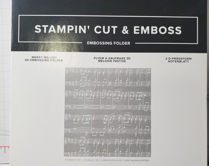 Merry Melody 3D Stampin' Up! Embossing Folder - Etsy