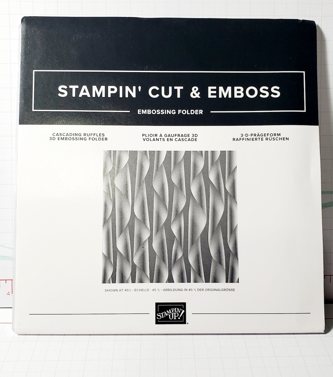 Cascading Ruffles 3D Stampin' Up Embossing Folder - Etsy