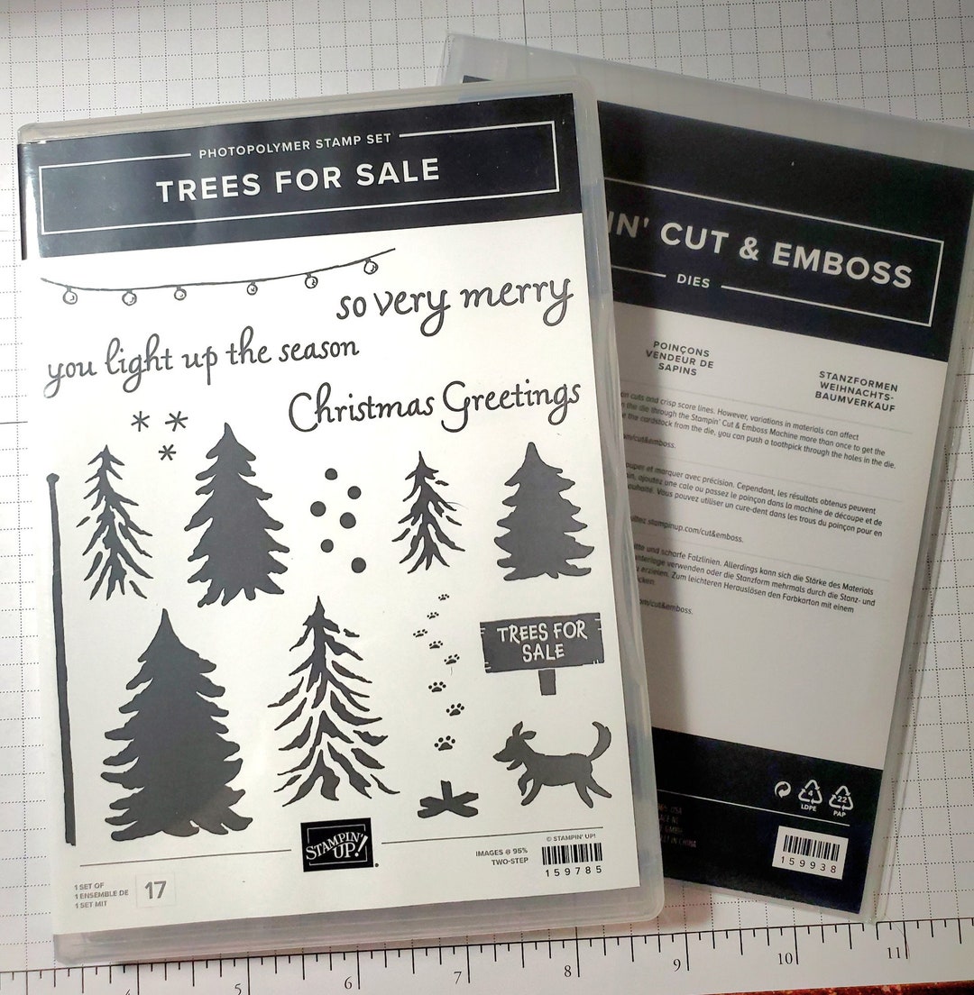 Rare Find! Trees for Sale Photopolymer Stampin' Up! Stamp Set and Tree ...