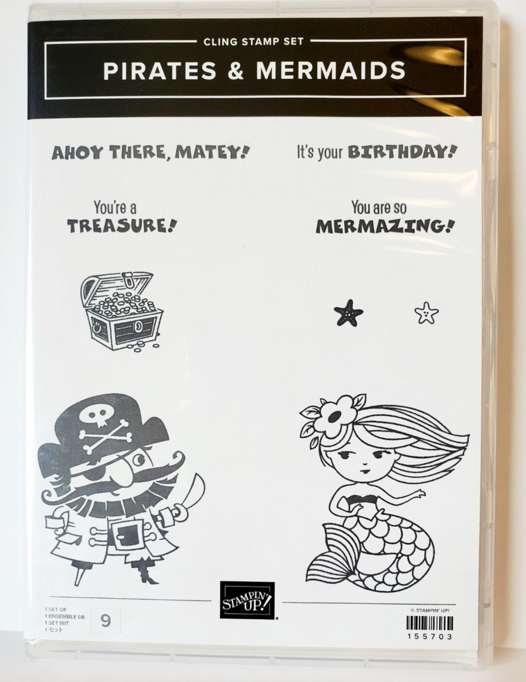 Stampin' Up! Pirates & Mermaids Stamp Set - Etsy