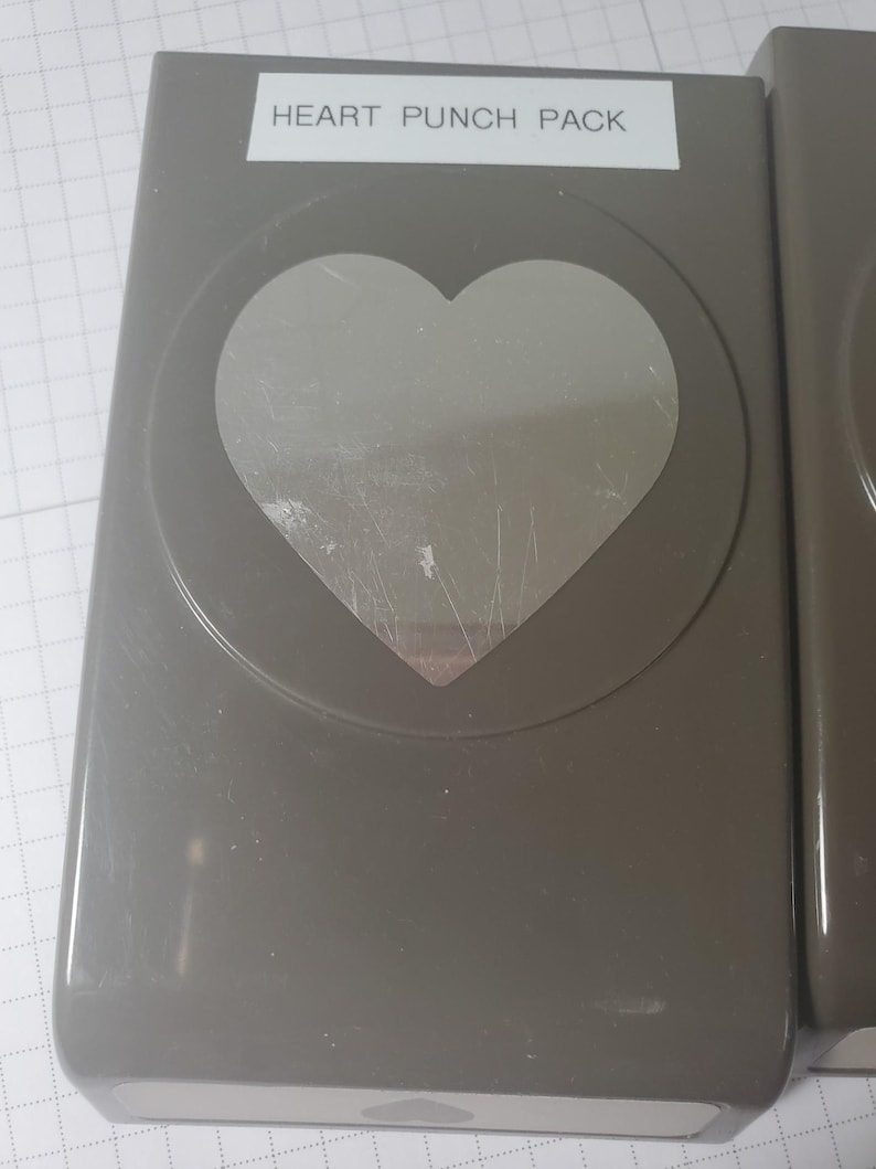 Heart Punch Pack Stampin' Up Retired Punches - Etsy