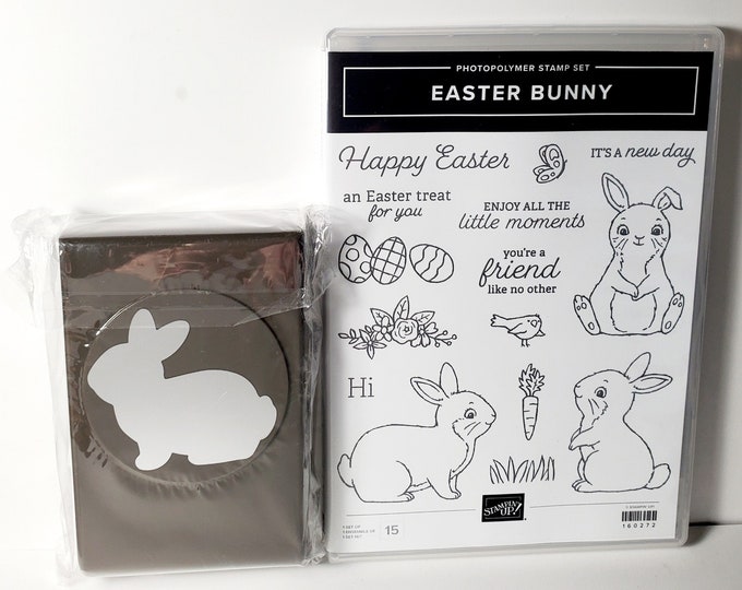 Easter Bunny Stamp Set and Coordinating Punch Stampin' Up! Bundle. - Etsy