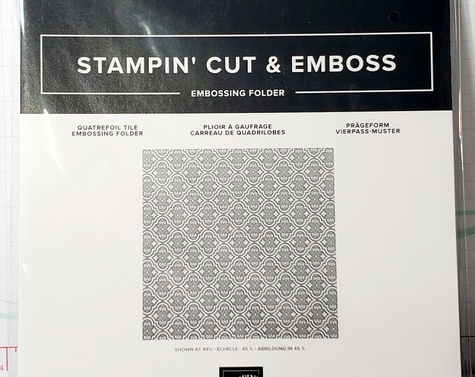 Quatrefoil Stampin' Up! Embossing Folder - Etsy