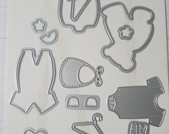 Baby Clothes Dies Retired Stampin' Up! - Etsy