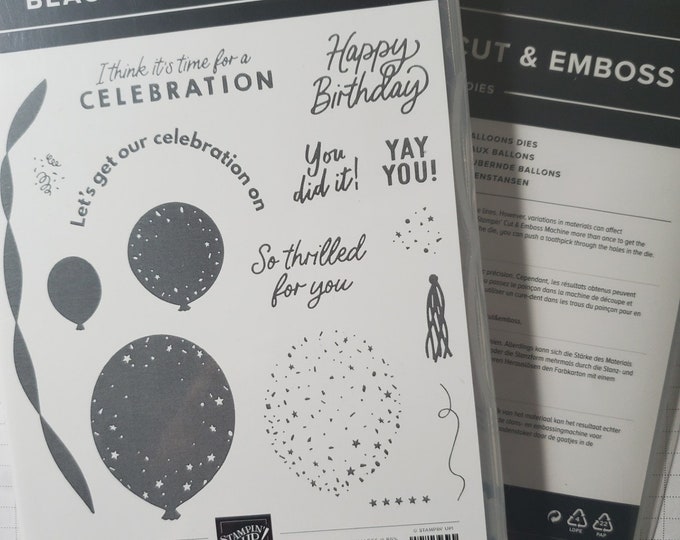Beautiful Balloons Stampin' Up! Stamp Set and Coordinating Dies. Bundle ...
