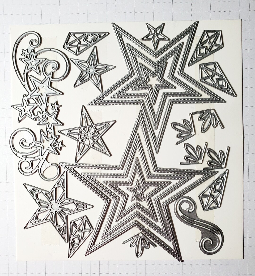 Stitched Stars Dies Retired Stampin' Up! Product - Etsy