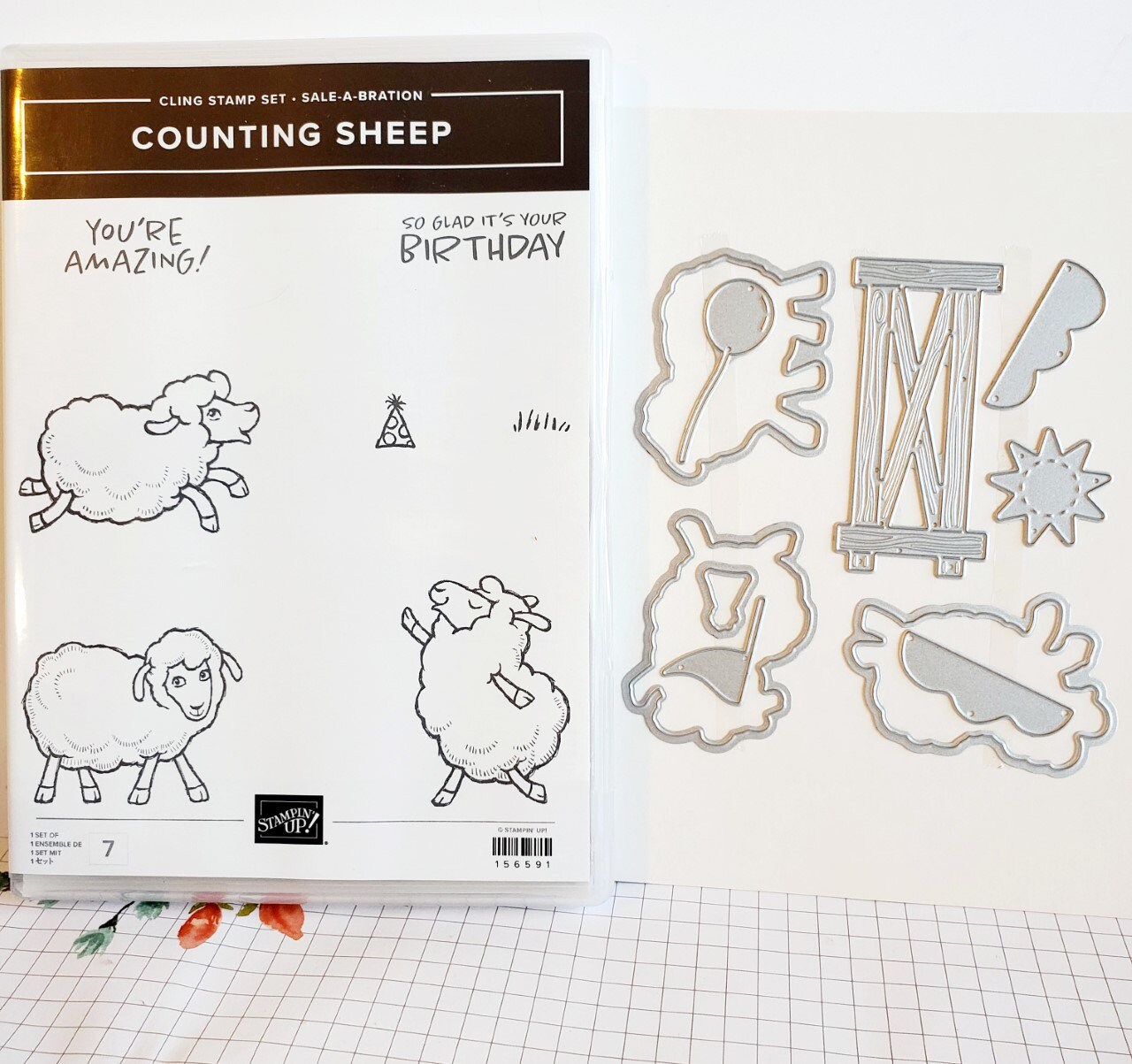 Counting Sheep Bundle Stamp Set and Dies by Stampin' Up! - Etsy