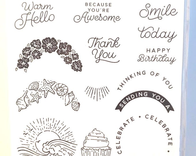 Circle Sayings Photopolymer Stampin' Up! Retired Stamp Set - Etsy