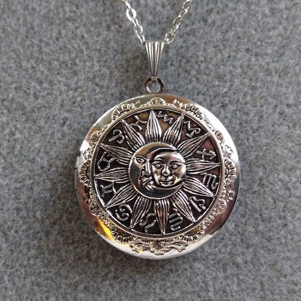Moon Locket - Etsy