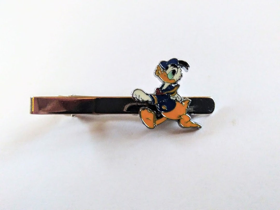 Disney Donald Duck Tie Clip Bar Pin Great Gift for Him Birthday Wedding ...