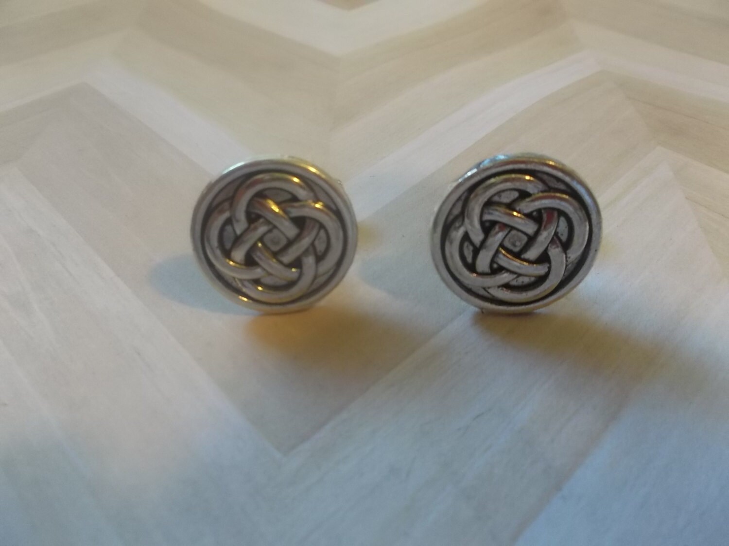 Antique Silver Celtic Knot Cuff Links Cufflinks Novelty Gift - Etsy