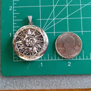 Sun and Moon Constellation Locket Necklace: Celestial Jewelry - Etsy