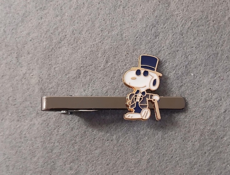Snoopy Tuxedo Tie Clip - Peanuts Gift - Etsy