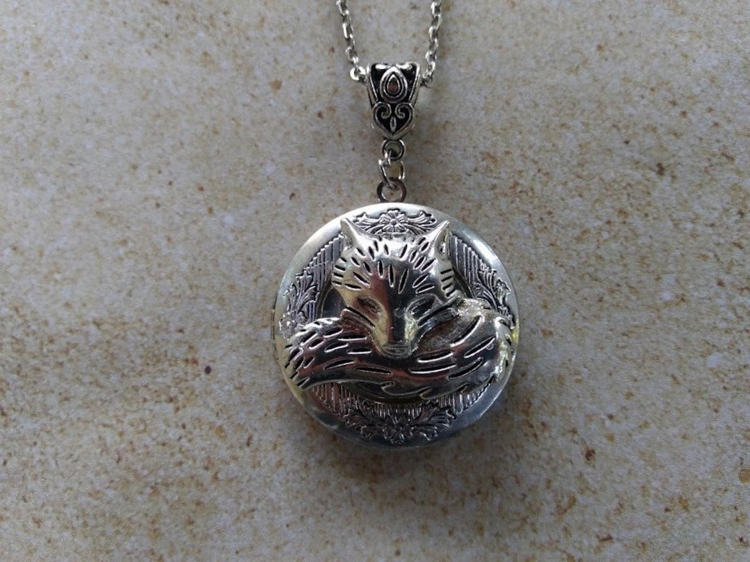 Lovely Fox Locket Necklace Nature Inspired Woodland Animals Gift ...